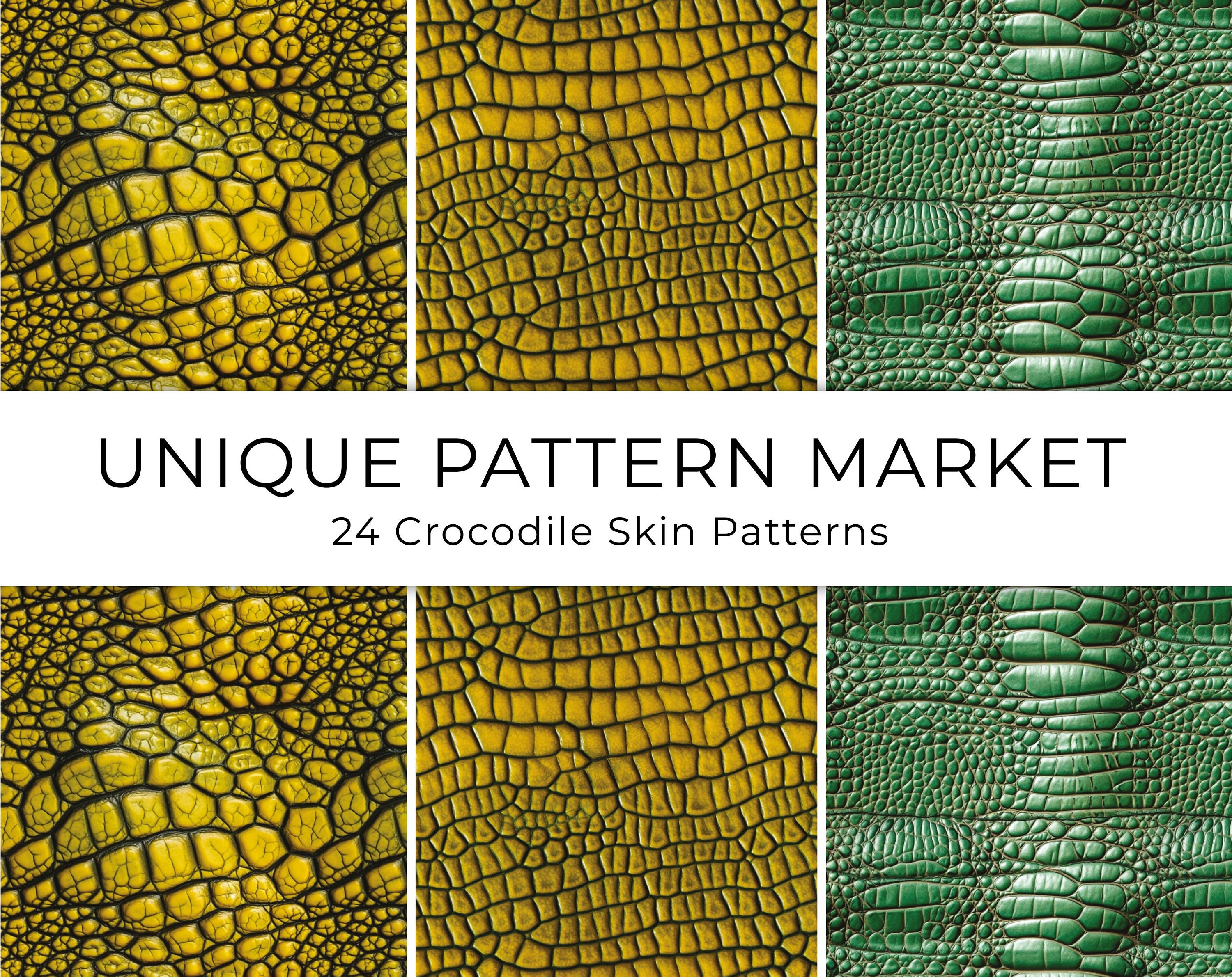 Luxescale: 24 Exquisite Crocodile Skin Texture Patterns for Design ...