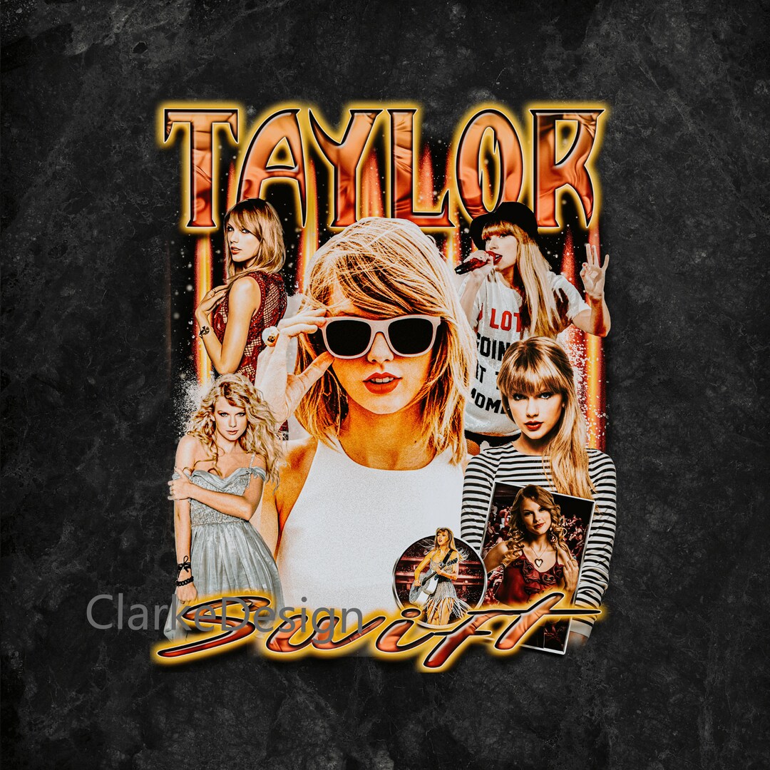 Taylor Swift T-shirt Design.taylor Swift Png , 90s Vintage Shirt PNG ...