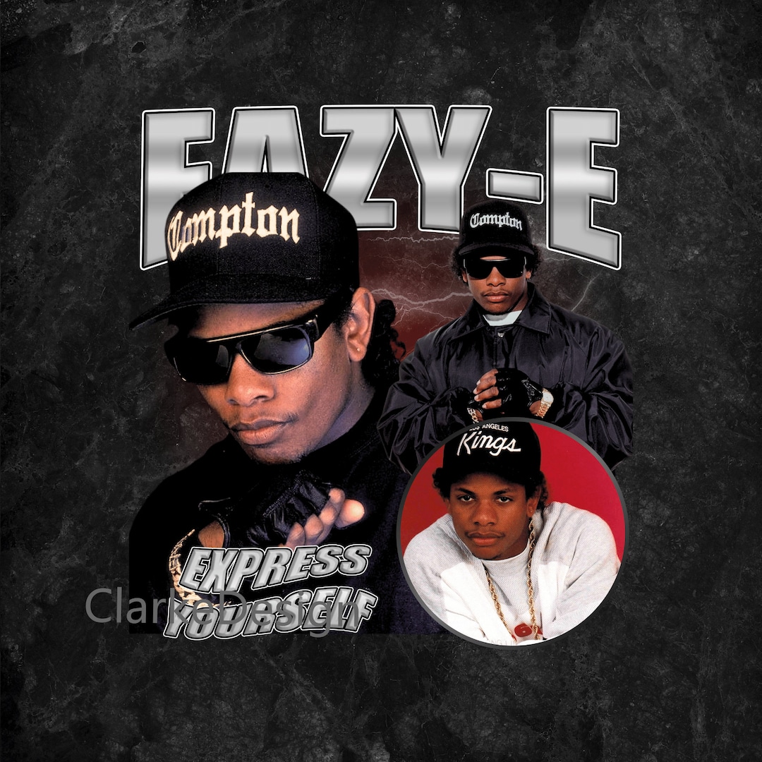 Eazy-e Shirt Design PNG Digital File, 4500x5100 Px, Retro 90s Vintage ...