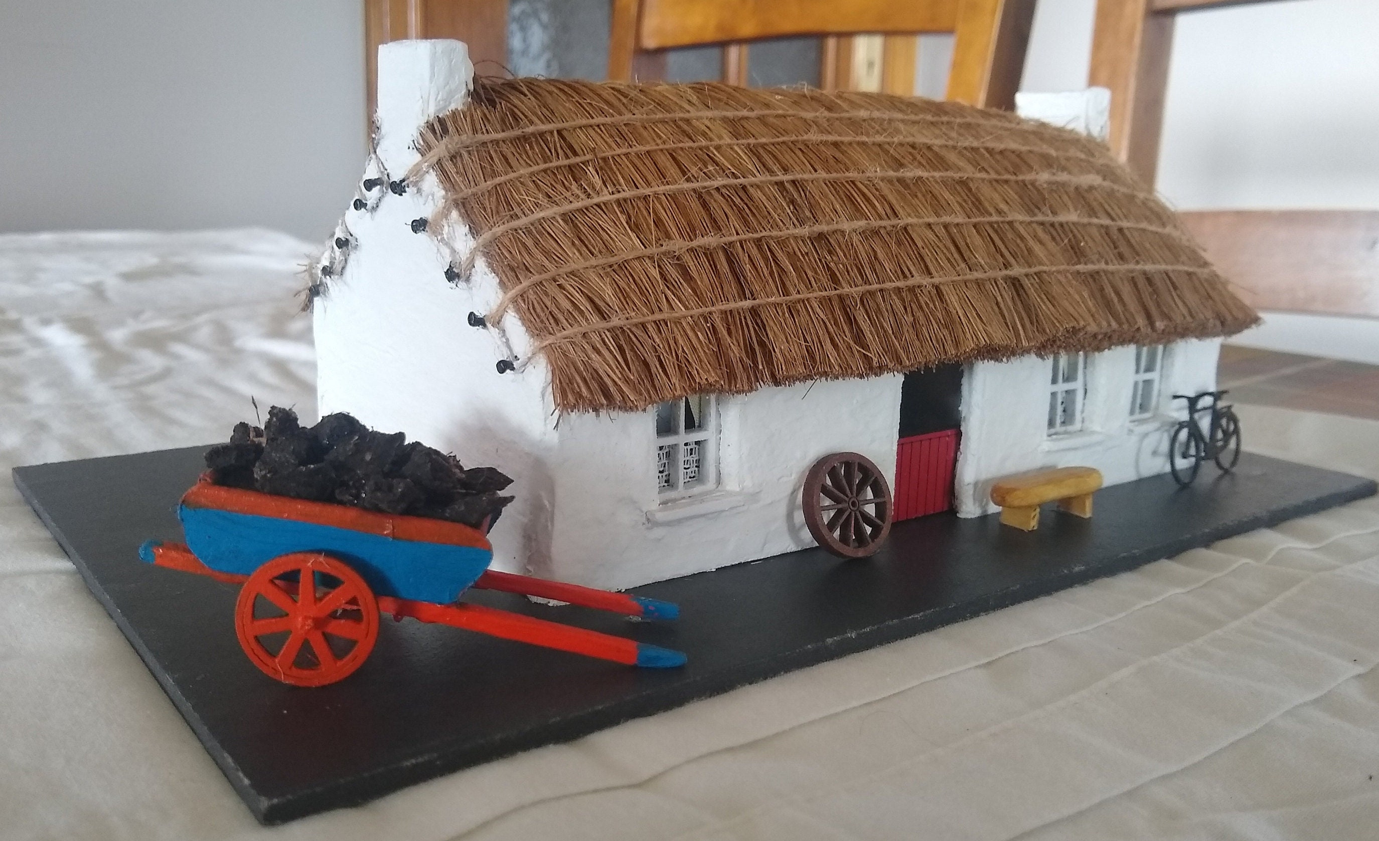 Irish Handcrafted Thatched Cottage Ornament - Etsy