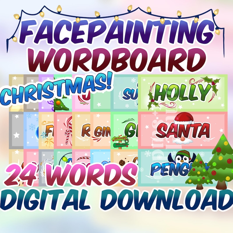 Face Painting Menu - Etsy