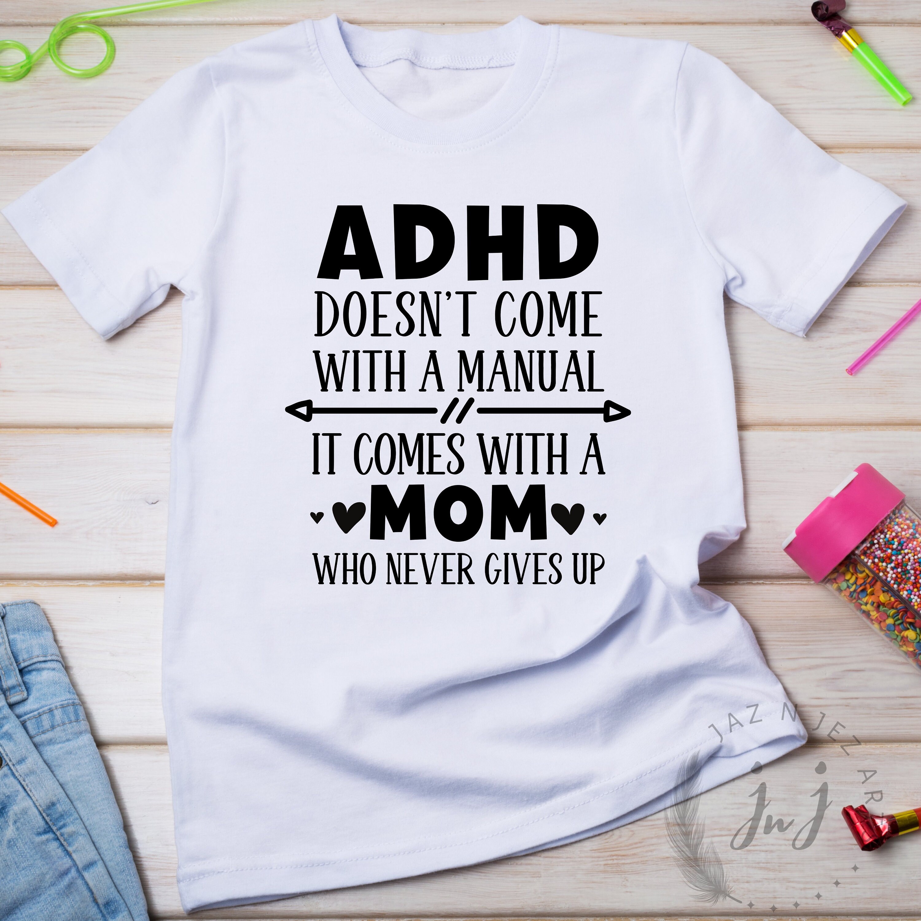 ADHD Mom Shirt Svg and Png, ADHD Awareness, Adhd Shirt, Cool Adhd Shirt ...