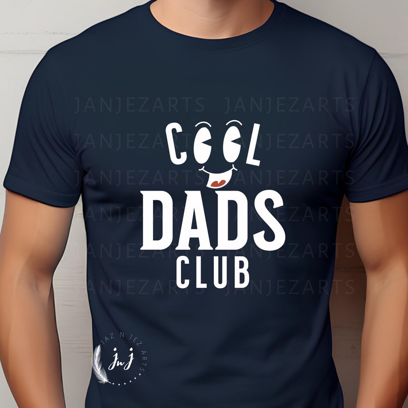 Cool Dads Club Shirt Svg for Men, Cool Dad T-shirt for New Dad, Funny ...
