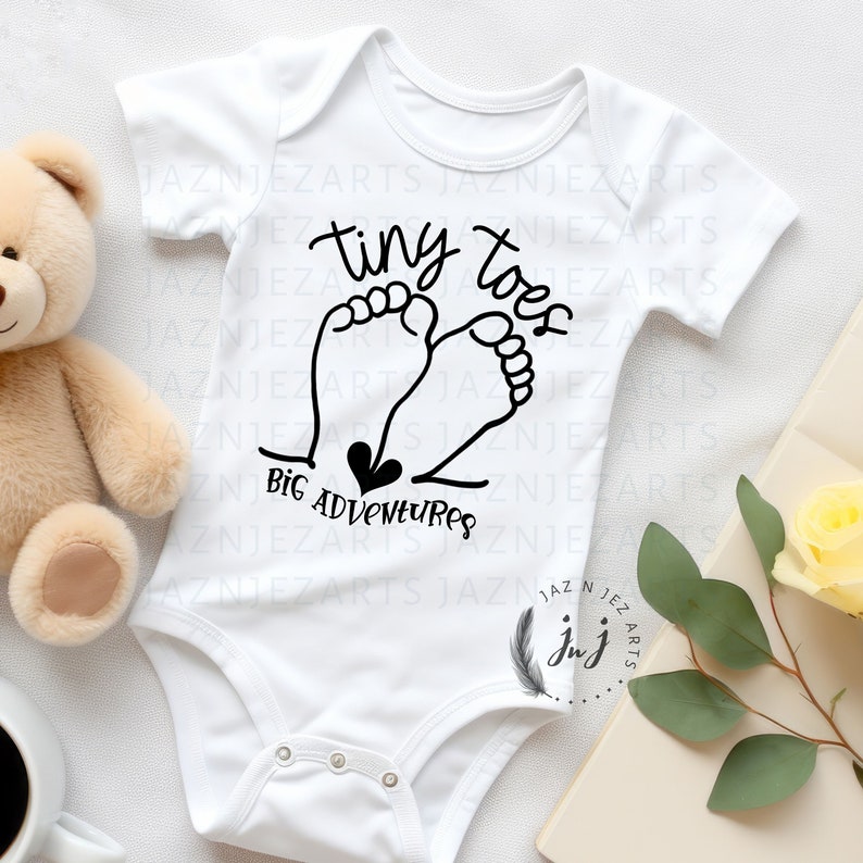 Tiny Toes Cute Baby Svg Png Newborn SVG Baby Quote Svg Cute Baby Body ...