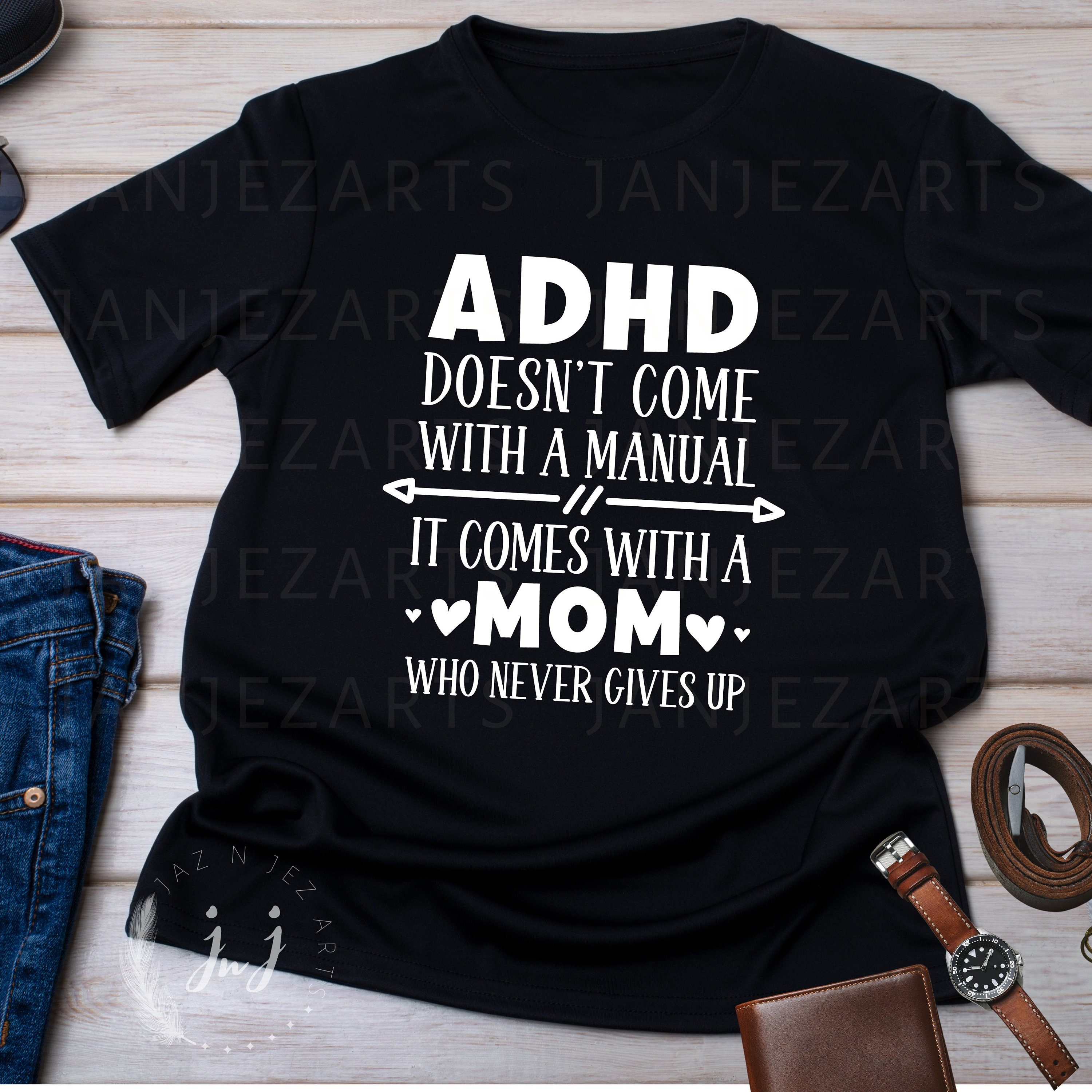 ADHD Mom Shirt Svg and Png, ADHD Awareness, Adhd Shirt, Cool Adhd Shirt ...