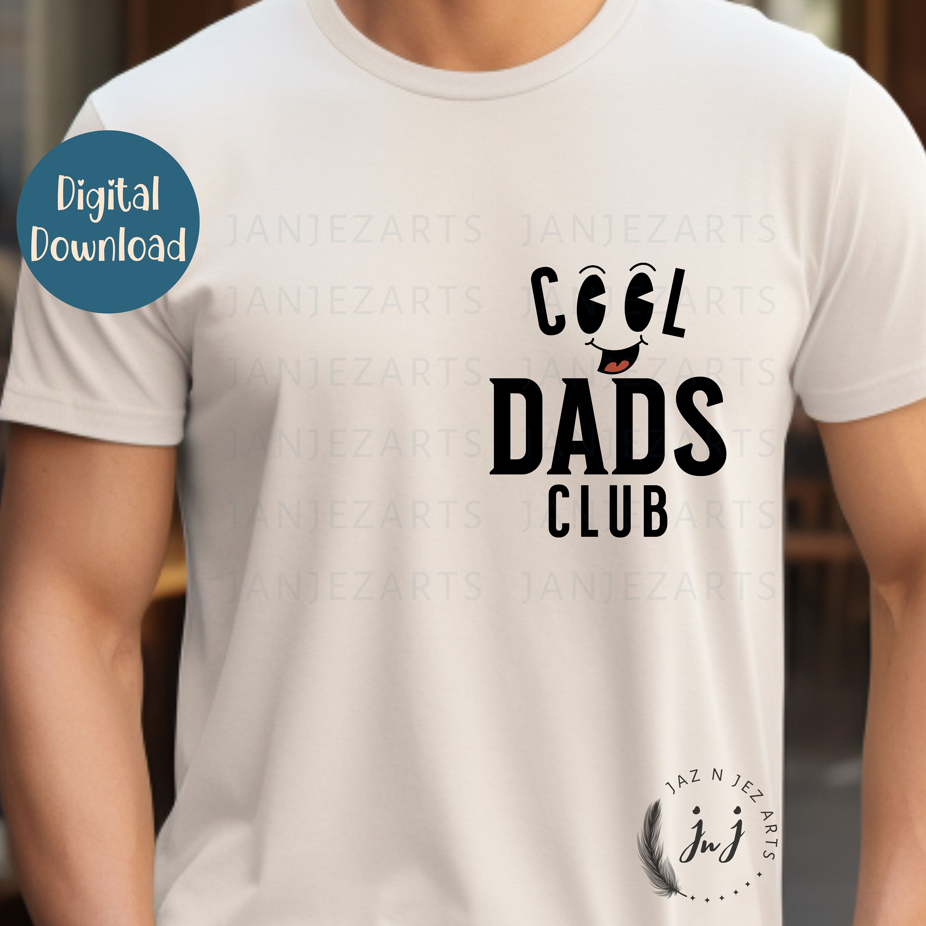Cool Dads Club Shirt Svg for Men, Cool Dad T-shirt for New Dad, Funny ...