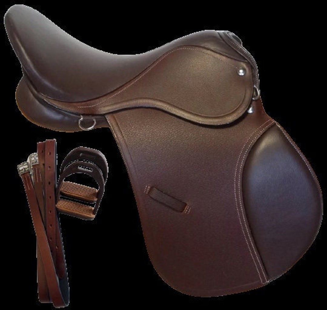 Handmade Premium Leather Jumping English Saddle Riding Jumping ...