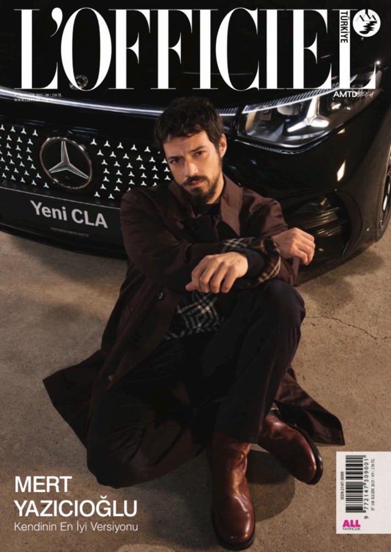 L'officiel Turkey November 2025 Mert Yazıcıoğlu - Özgü Kaya - Dimana Sarmenova - Etsy