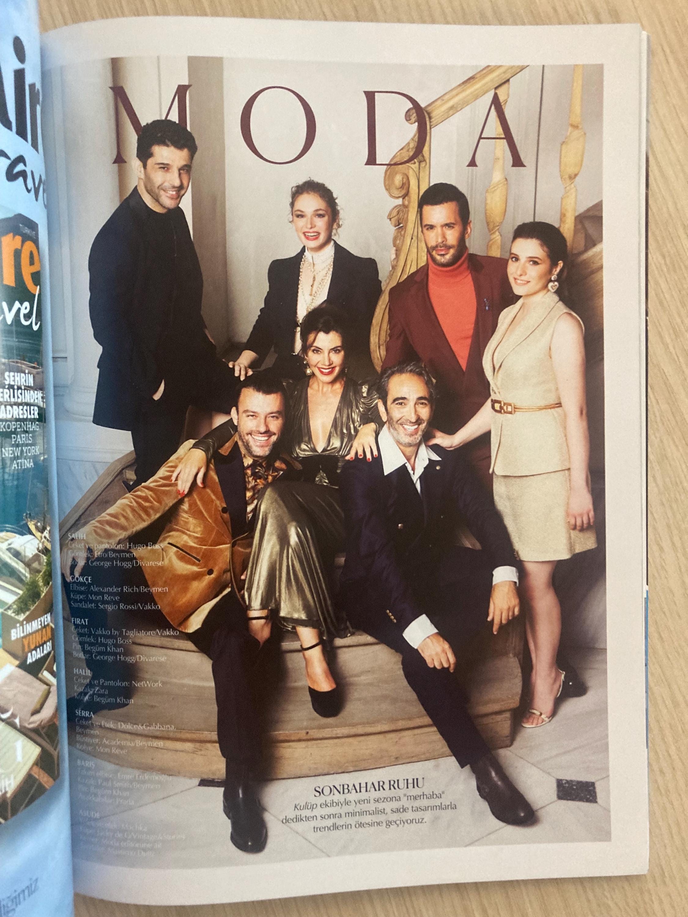 Marie Claire September 2023 Kulüp / Gökçe Bahadır Barış Arduç Salih ...