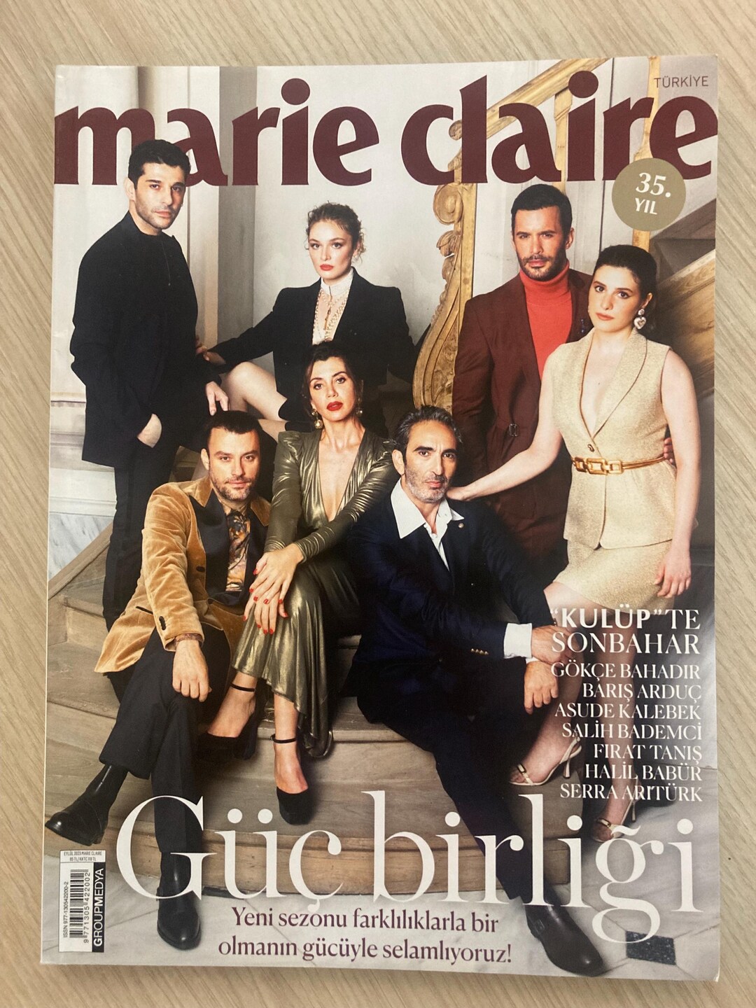 Marie Claire 2023 Kulüp / Gökçe Bahadır Barış Arduç Salih Bademci Asude ...