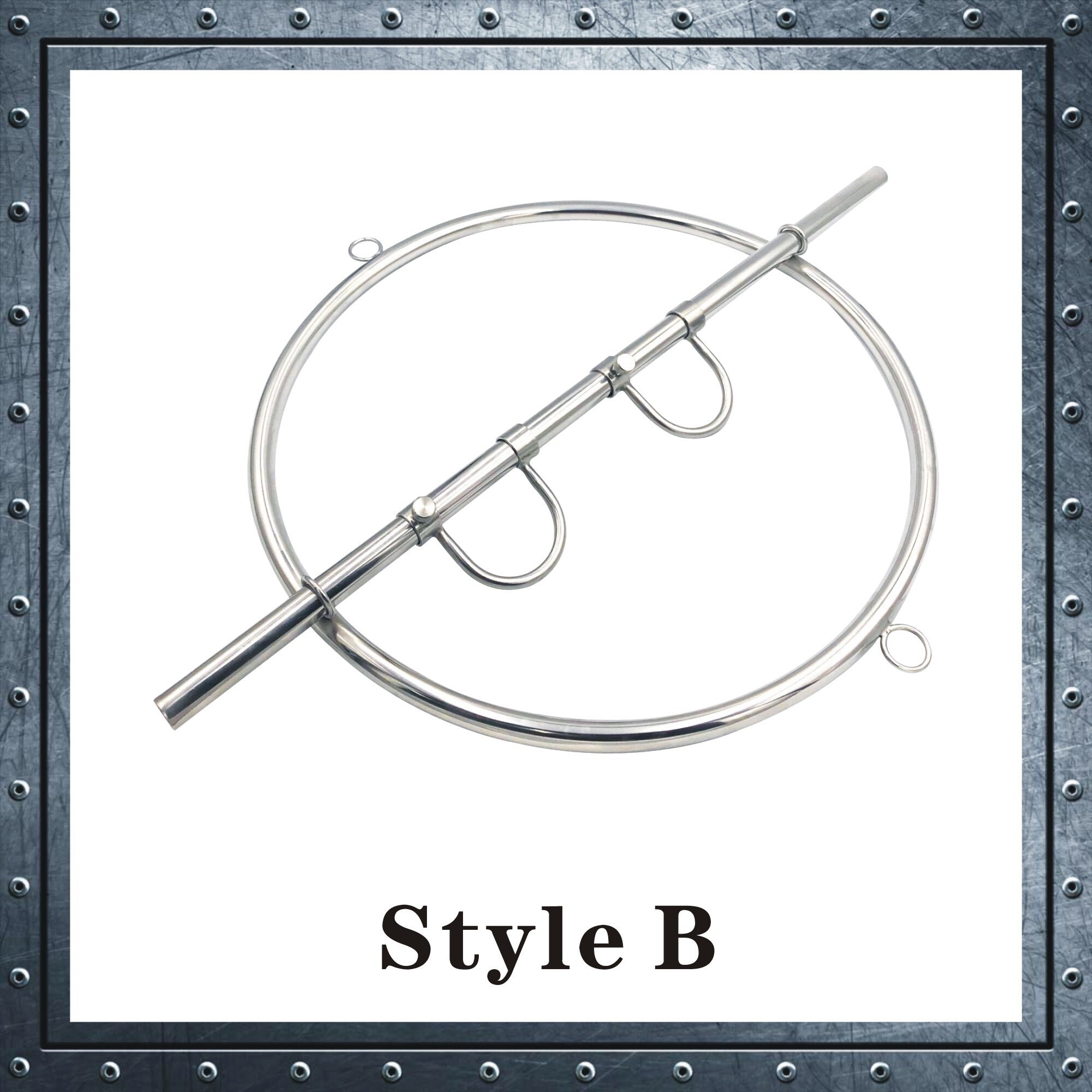 BDSM Stainless Steel Body Restraint Circle, Waist and Hip Restraint ...
