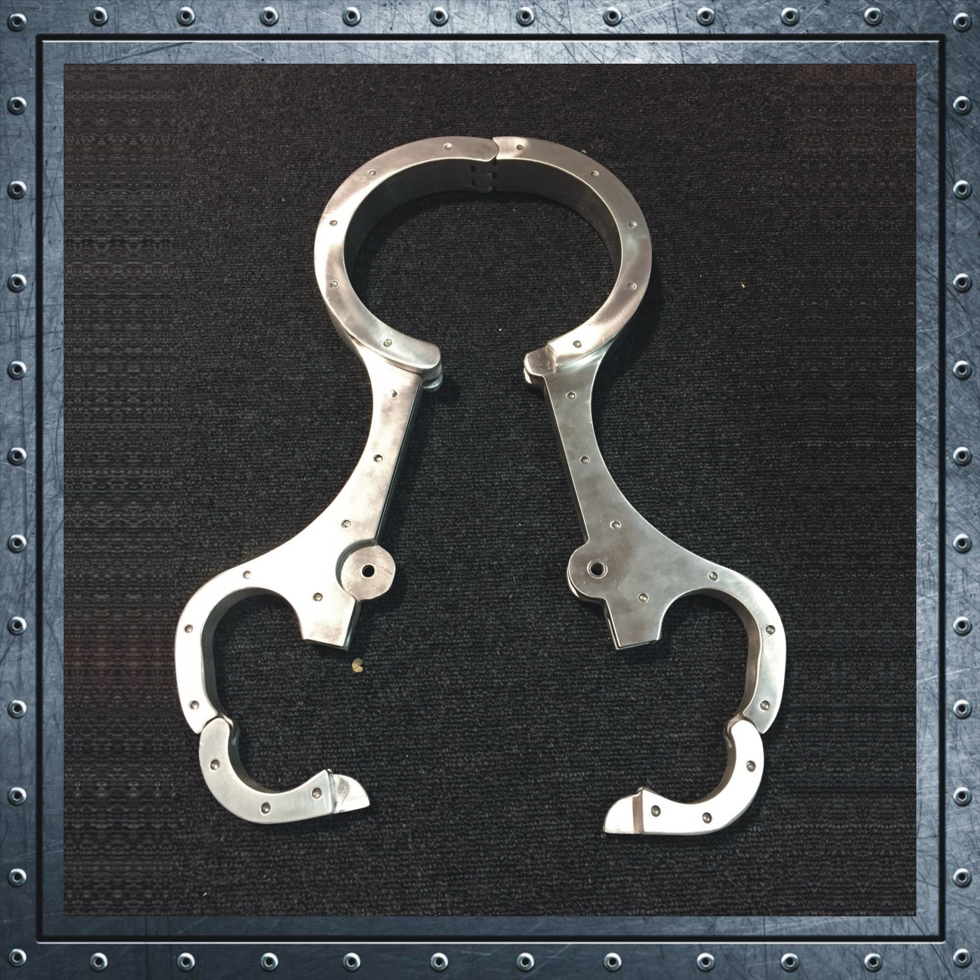 BDSM Straight Wrist and Neck Heavy Duty Bondage, Heavy Duty Metal Yoke ...