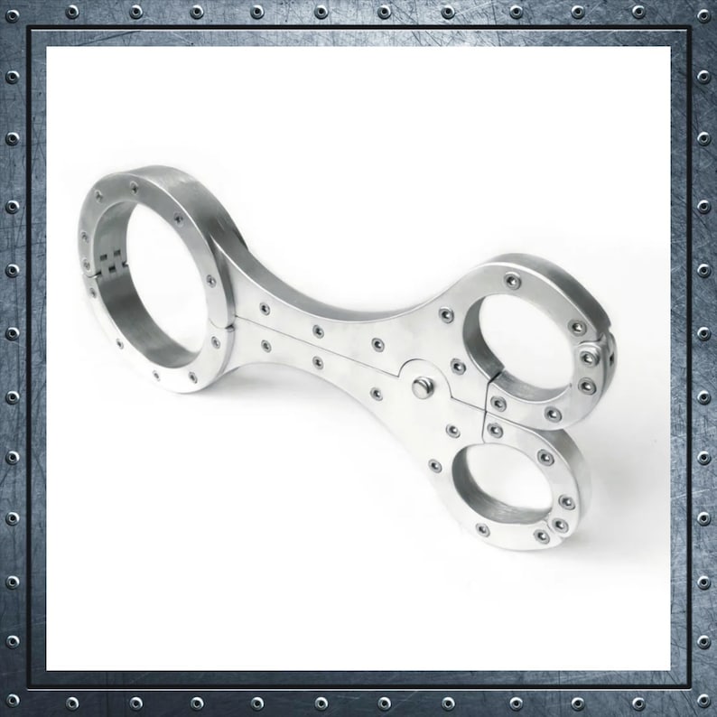 BDSM Straight Wrist and Neck Heavy Duty Bondage, Heavy Duty Metal Yoke ...