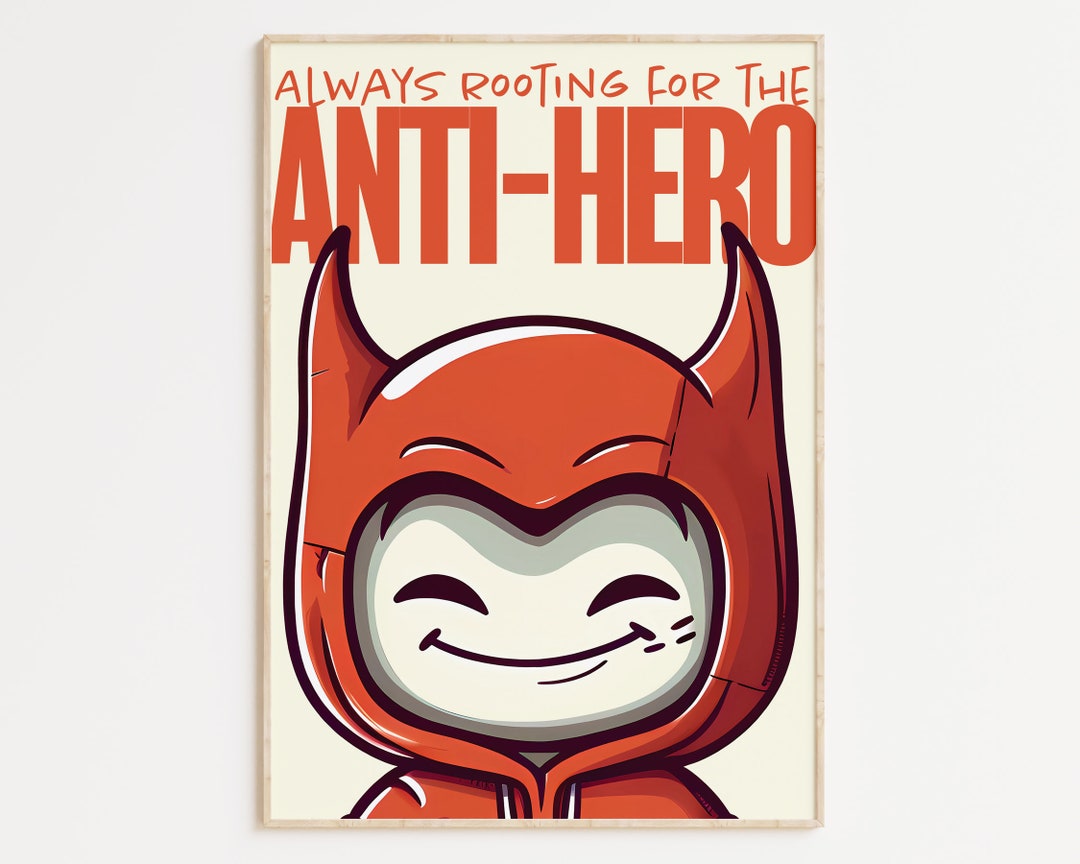 Anti-hero Art Print Taylor Swift Inspire, Cute Minimalist Art, Print ...