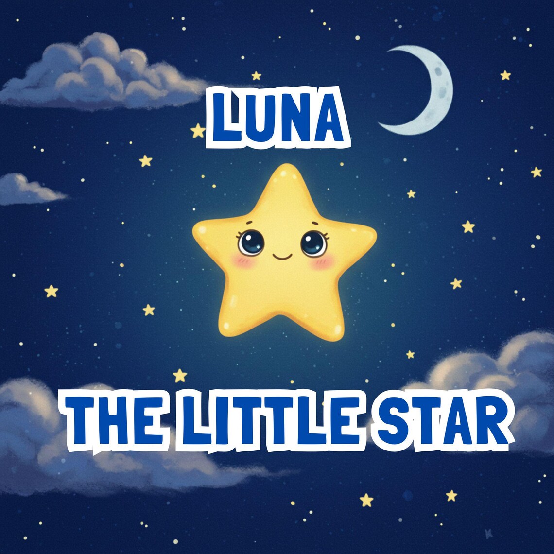 Luna the Little Star – Bedtime Storybook for Kids | Printable Digital ...
