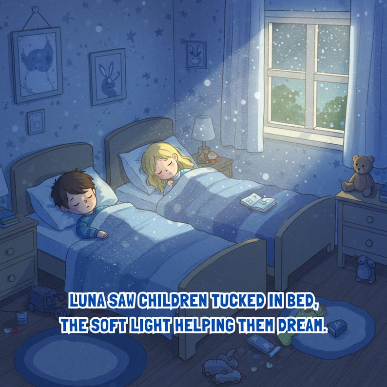 Luna the Little Star – Bedtime Storybook for Kids | Printable Digital ...