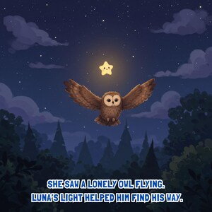 Luna the Little Star – Bedtime Storybook for Kids | Printable Digital ...