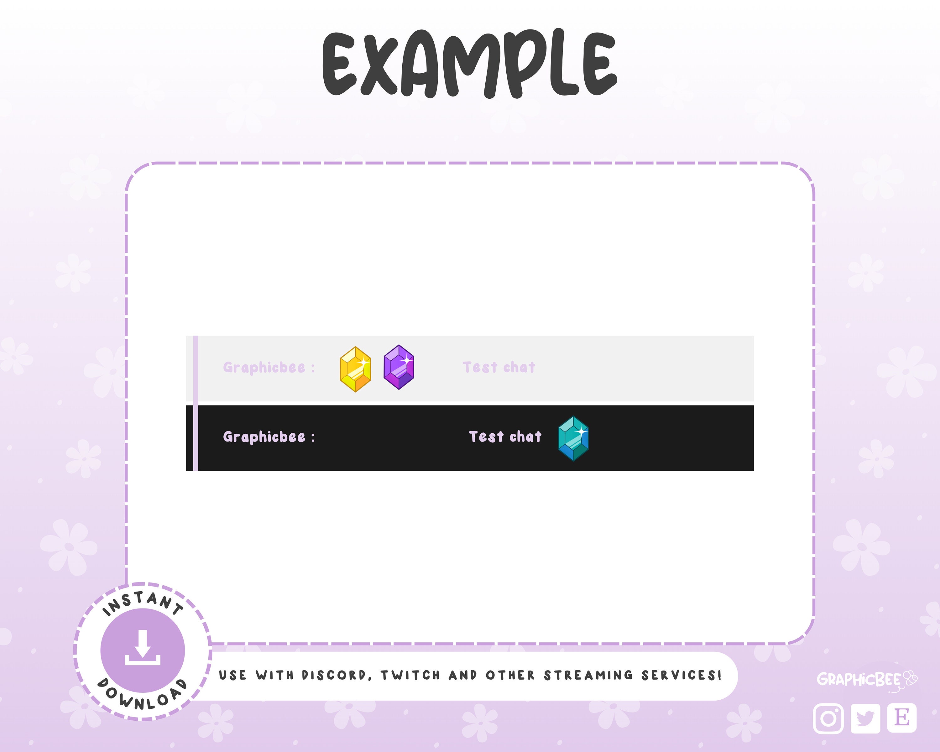 Twitch Sub Badges / Bit Badges / Emote Crystals 1 / - Etsy
