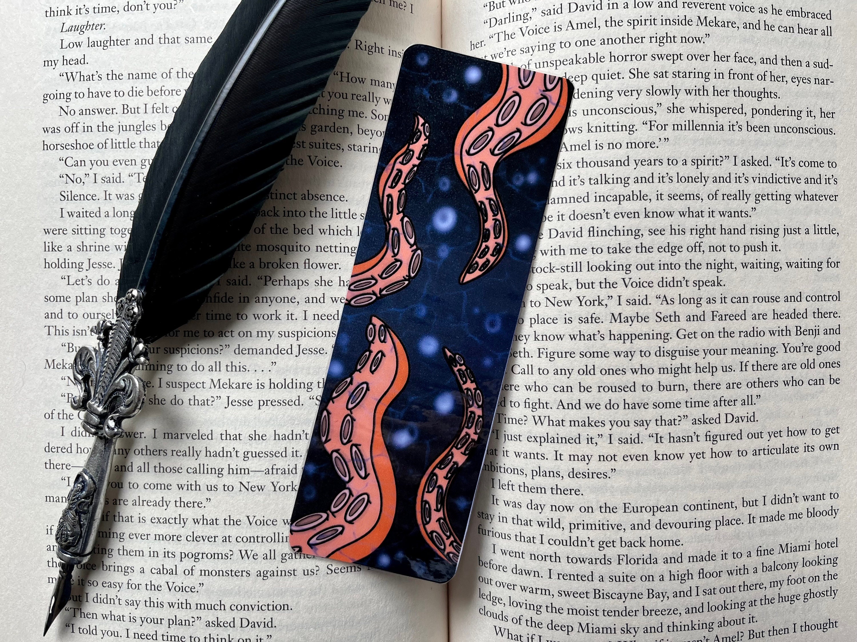 Tentacles Bookmark Under the Sea Bookmark - Etsy