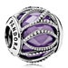 Pandora Purple Intertwining Radiance Charm Silver S925 ALE - Etsy