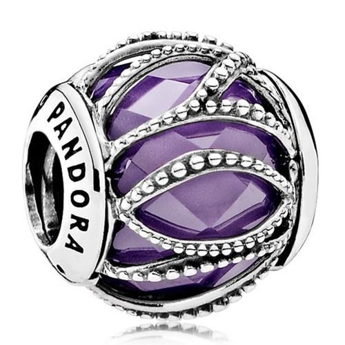 Pandora Purple Intertwining Radiance Charm Silver S925 ALE - Etsy