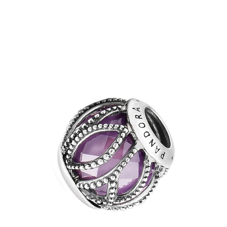 Pandora Purple Intertwining Radiance Charm Silver S925 ALE - Etsy