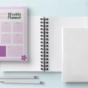 Daily Planner. Weekly Planner. Digital Print - Pink - Etsy