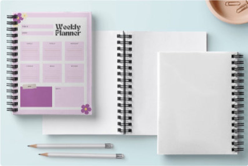 Daily Planner. Weekly Planner. Digital Print - Pink - Etsy