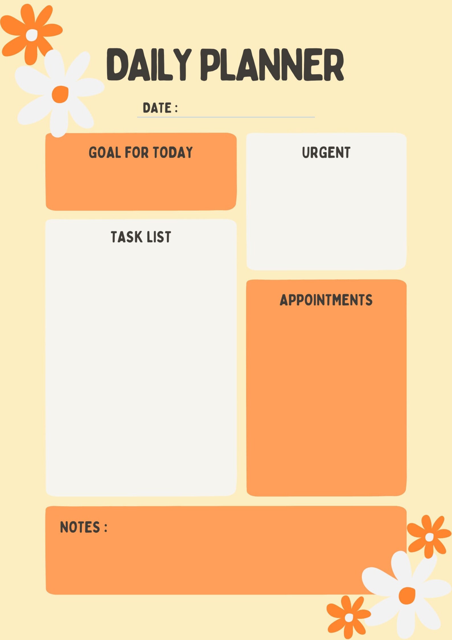 Daily Planner. Digital Weekly Planner. Digital Print - Daily Planner ...