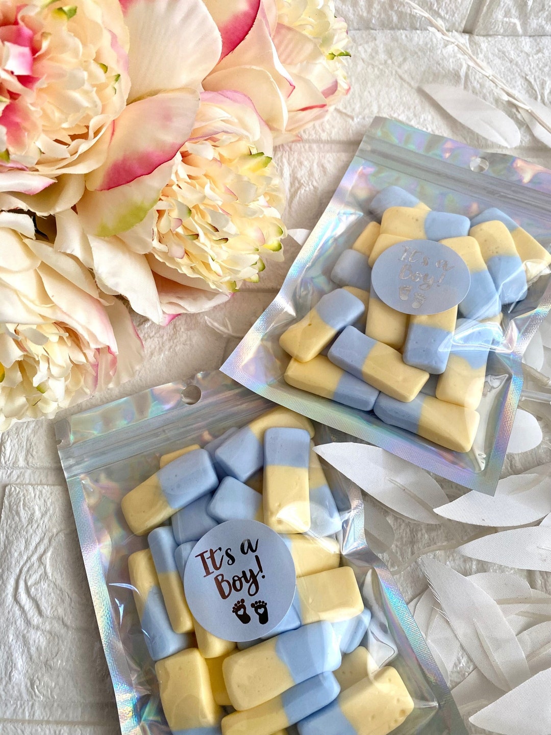 It's a Boy Sweet Pouches Baby Boy Party Favours Baby Shower Favours ...