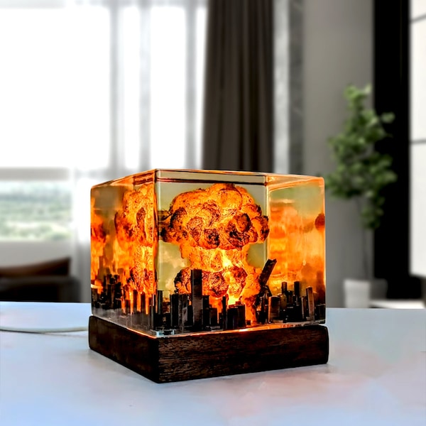 Atomic Bomb Lamp - Etsy UK