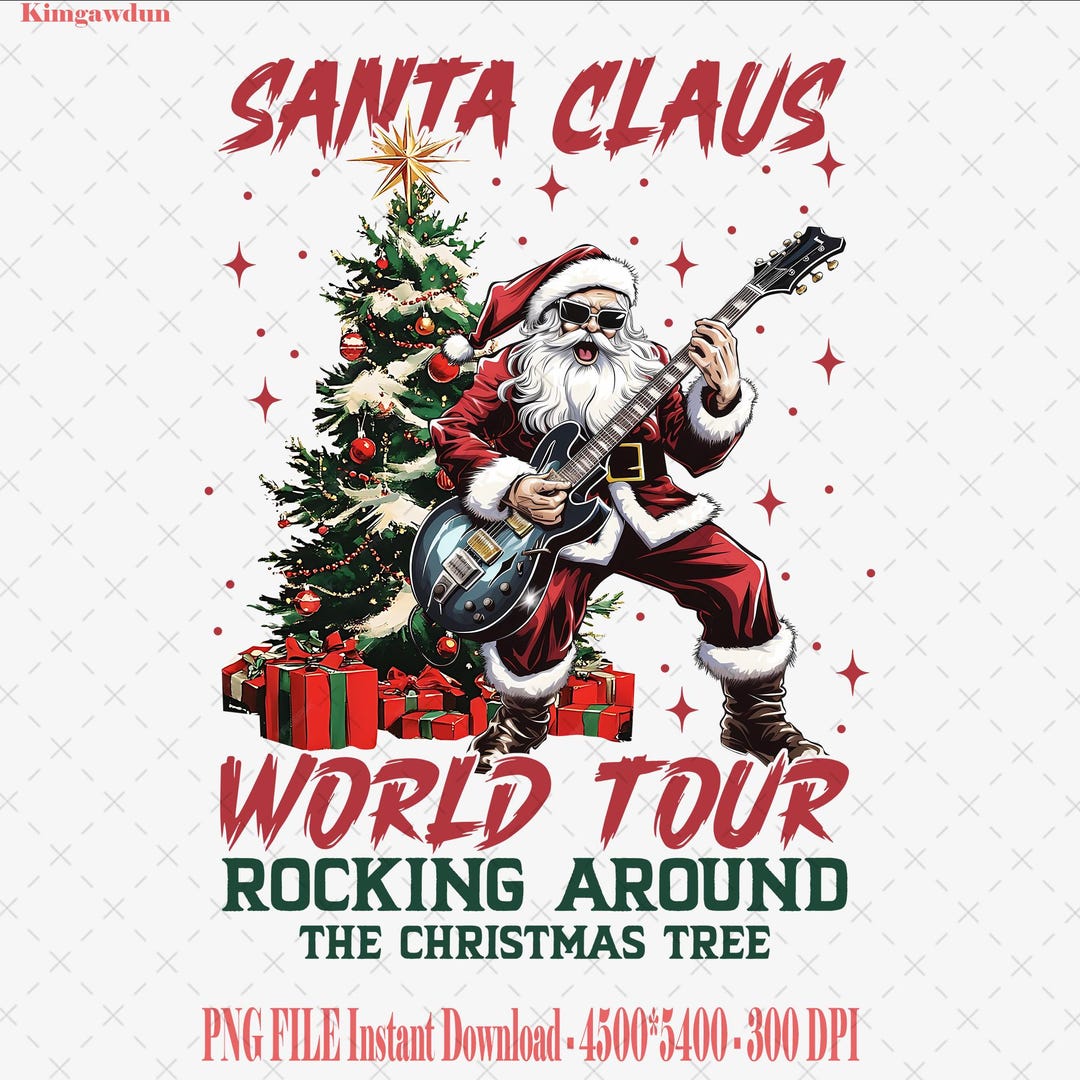 Santa Clause World Tour Png, Rocking Around the Christmas Tree Png ...