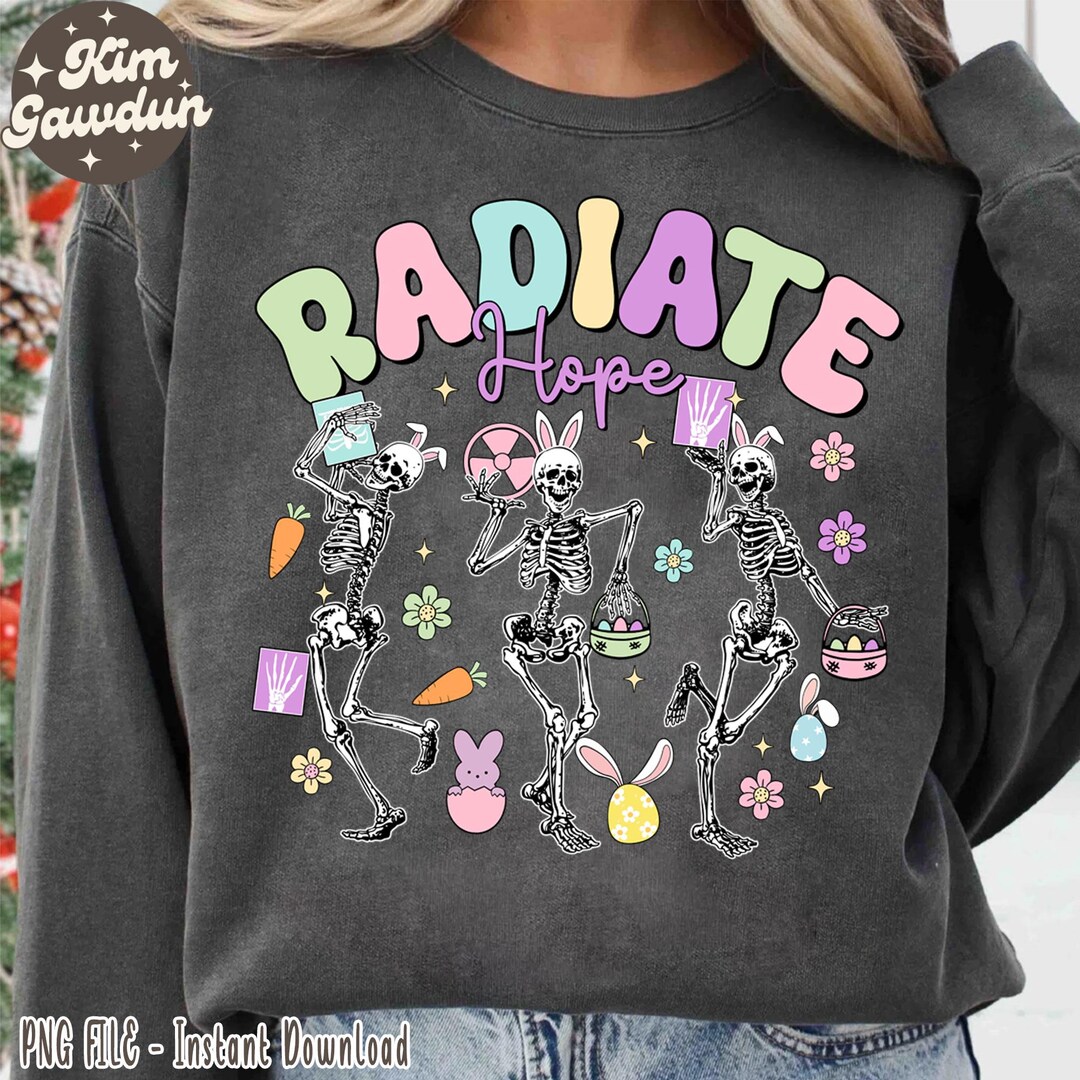 Radiate Hope Png, Easter Day Radiology Tech Png, Rad Tech Easterday ...