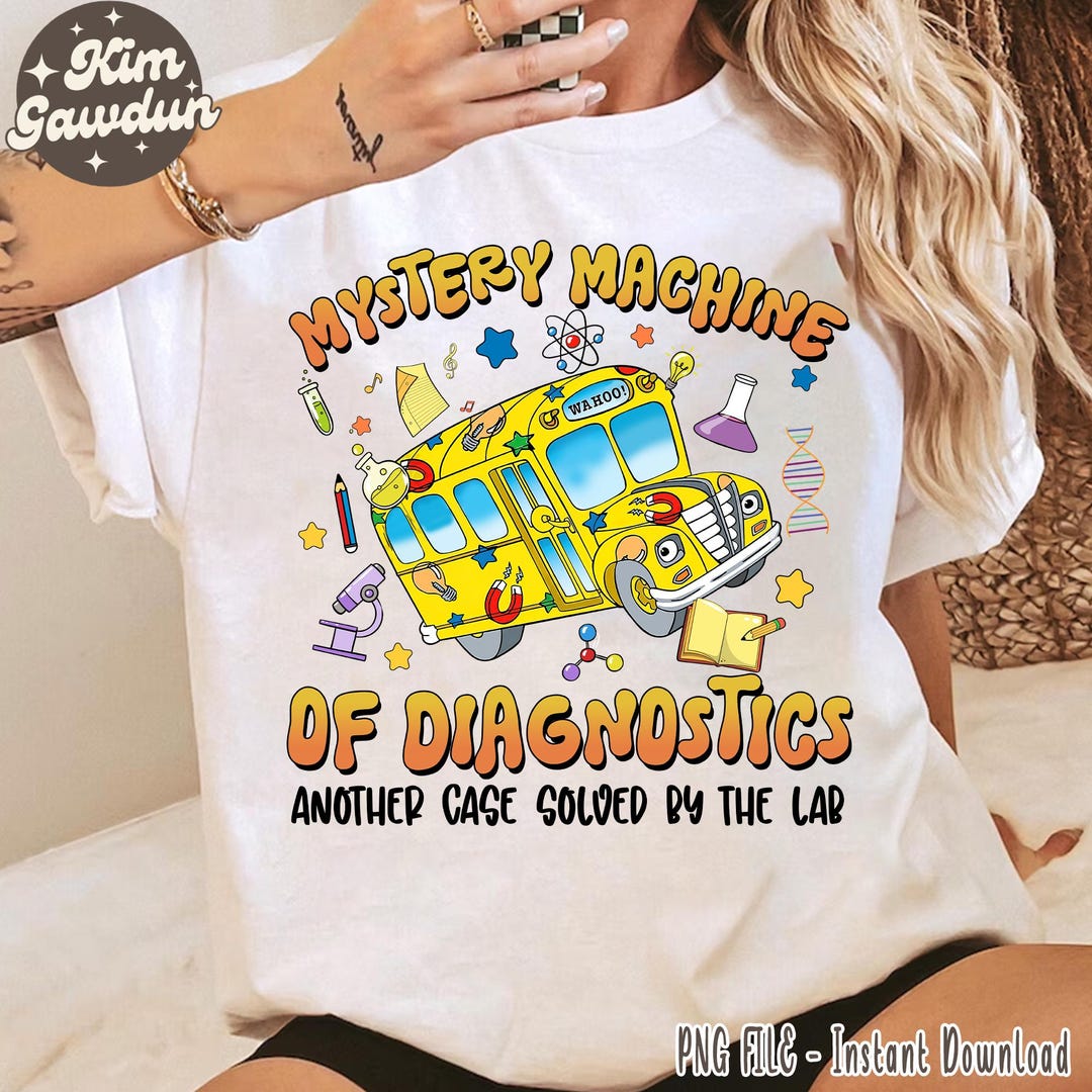 Lab Week 2025 Mystery Machine Png, Mystery Machine of Diagnostics Png ...