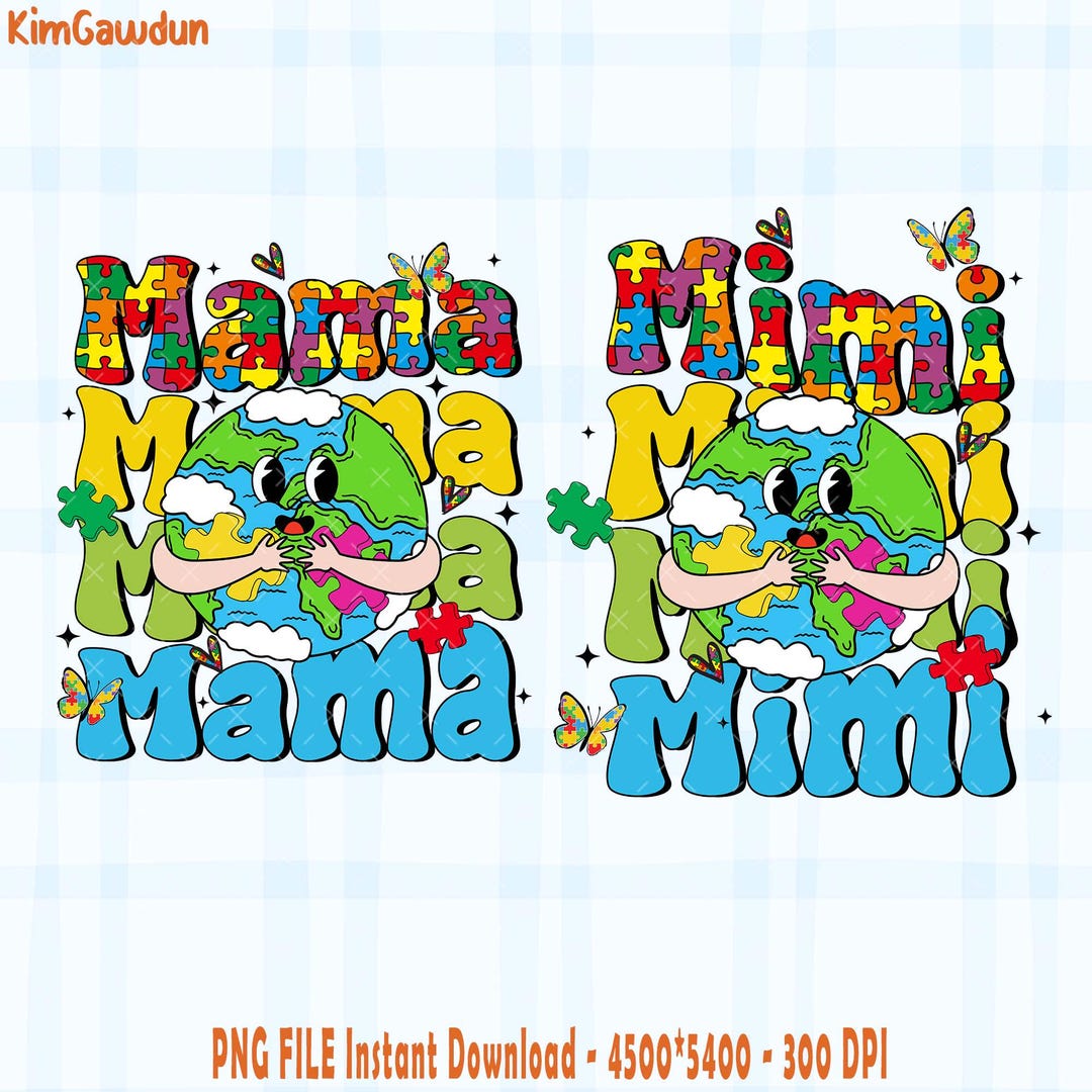 Autism Mama PNG, Distressed, Autism Mom Life Png, Autism Mimi PNG, Like ...