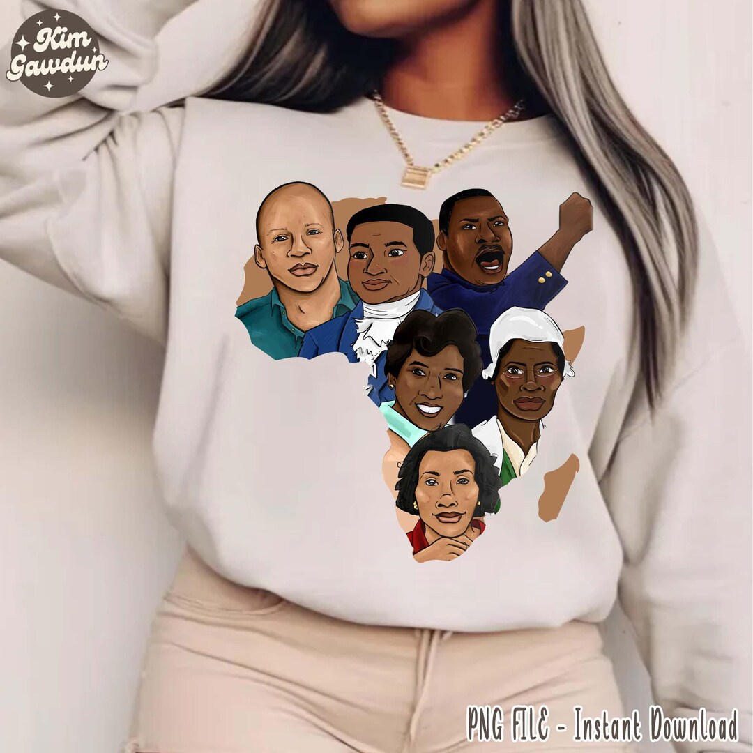 Black History Month Characters PNG, Juneteenth Png, Black People Png ...