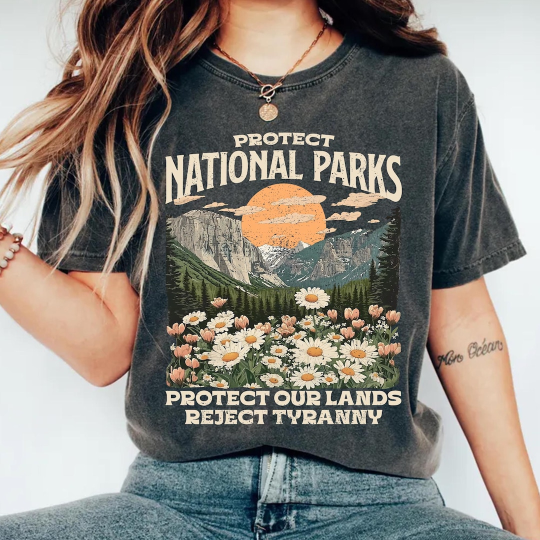 Retro Protect Our National Parks Png, Resist Save Our Parks Bear Png ...