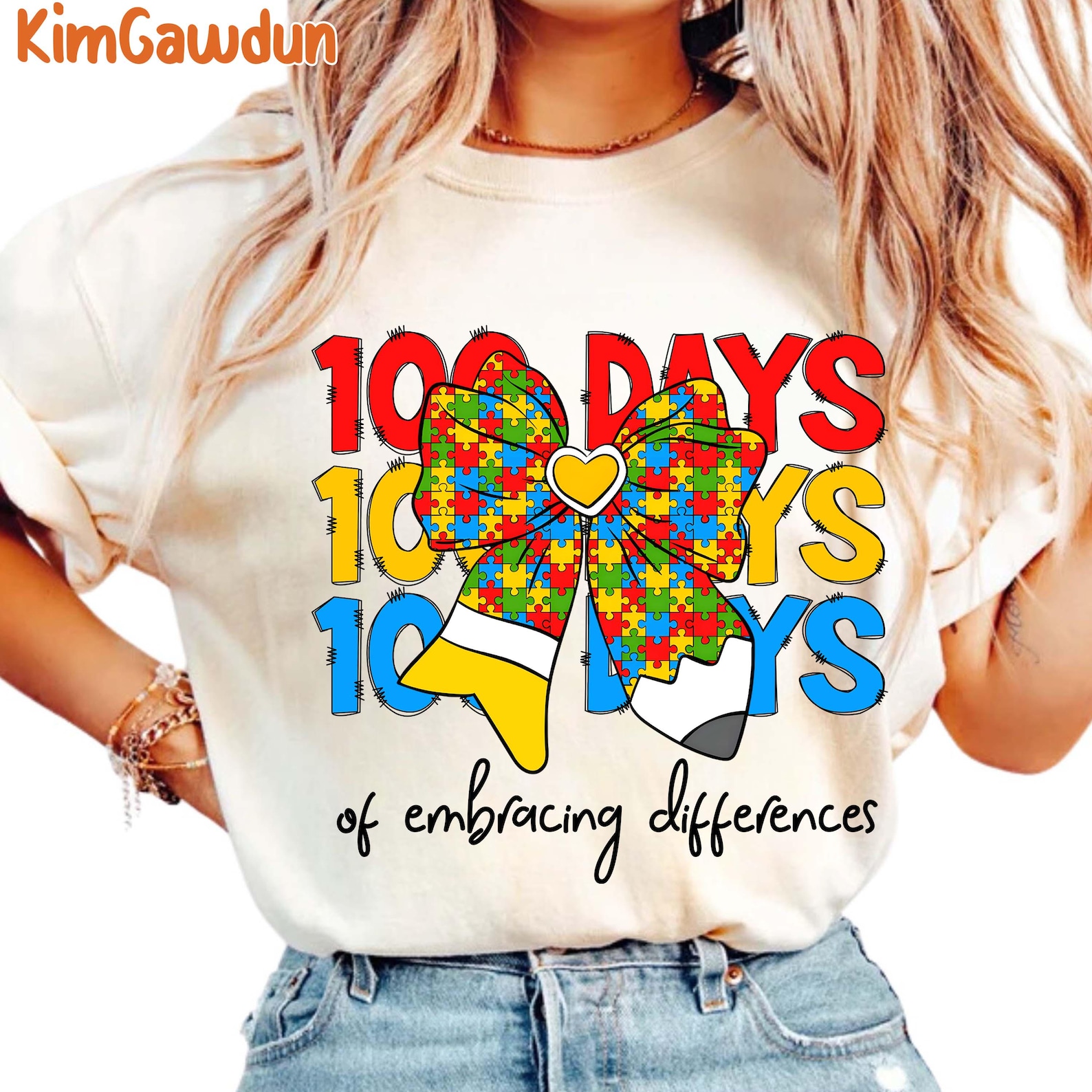 100 Days of Embracing Differences Png, Autism Awareness Making ...