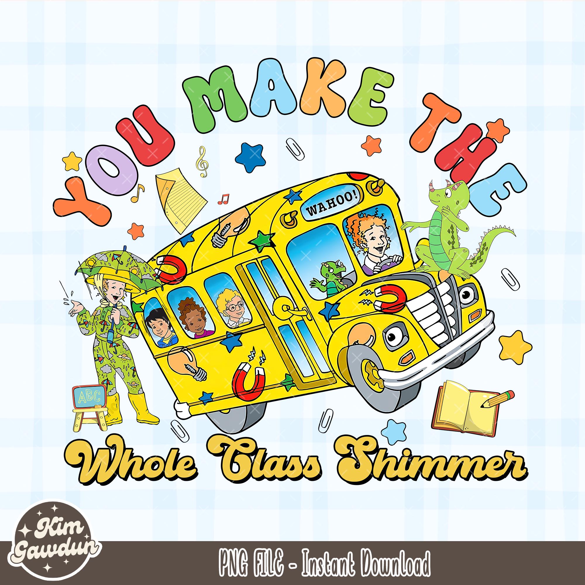 50+ Teacher the Magic School Bus Bundle Png , Happy First Day of School ...