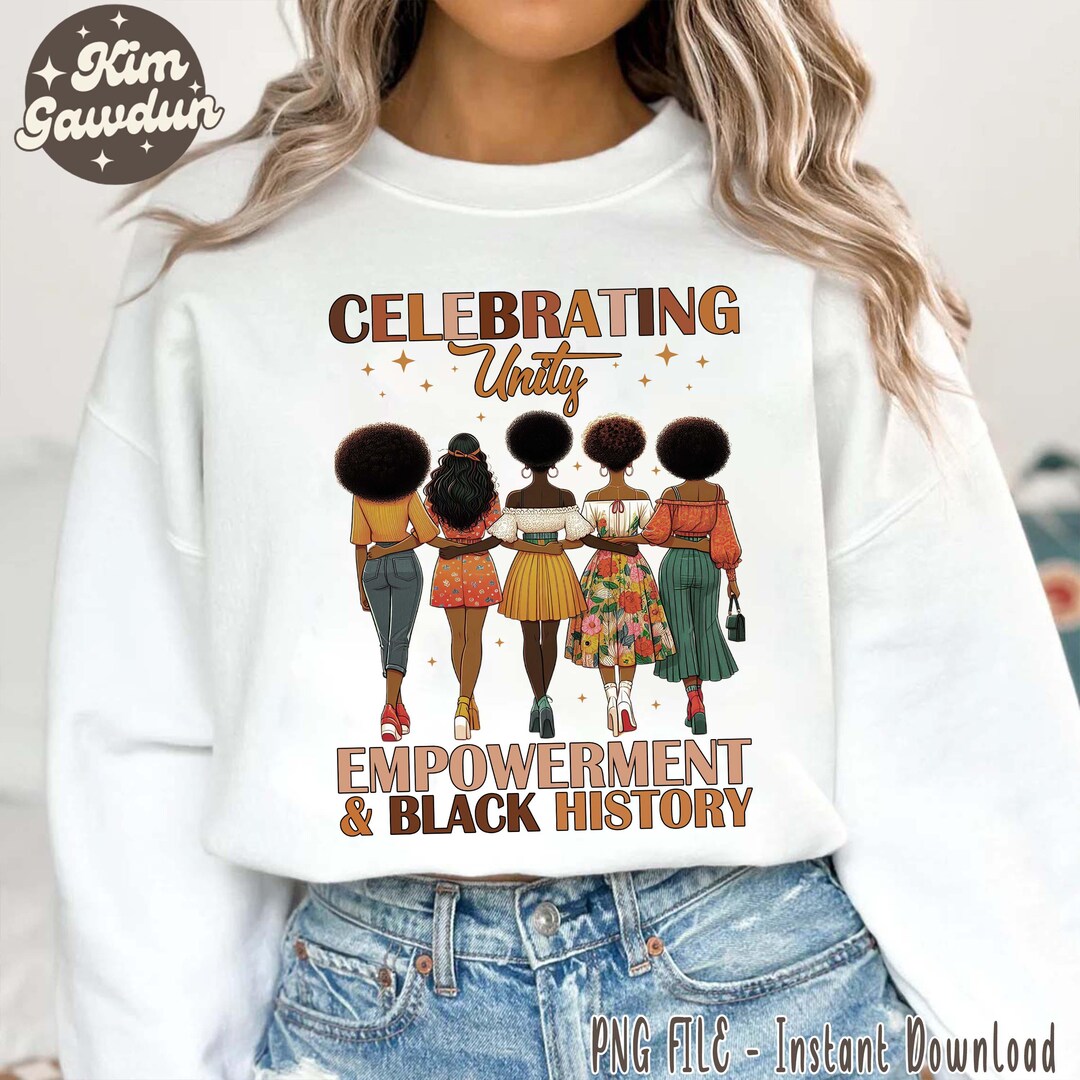 Black History Png, for Women Black History Month Women Png, Celebrating ...