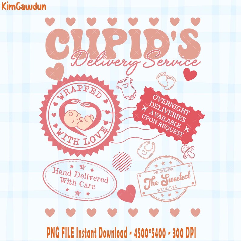 Cupid's Delivery Service Valentine Png, Valentine LD Nurse Png, Nurse ...