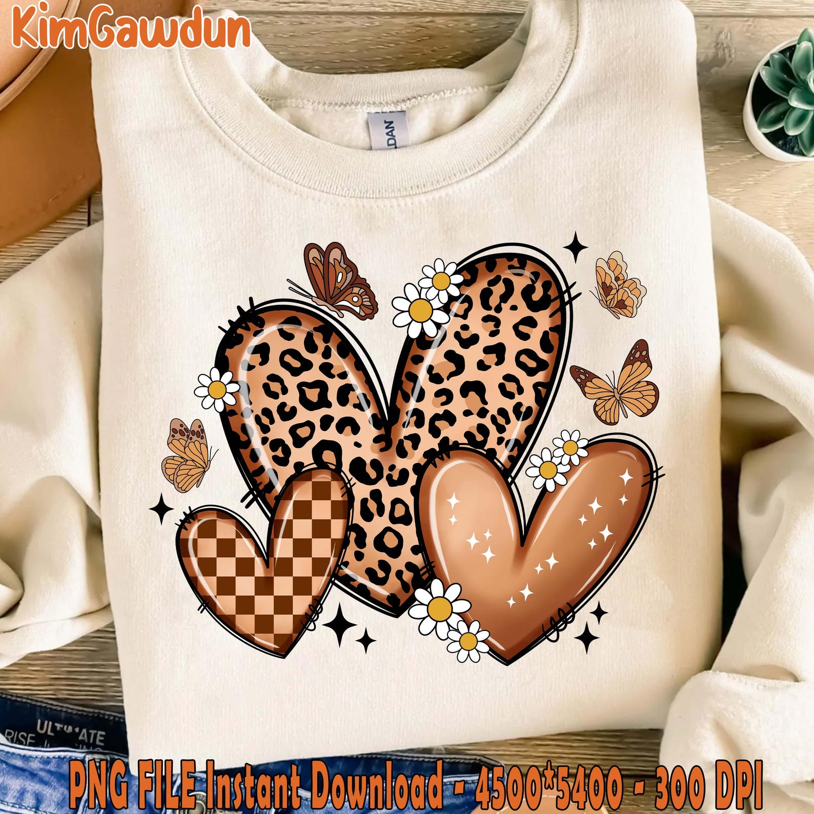 Valentines Day Png, Leopard Heart Png, Cheetah Heart Png Animal Print ...