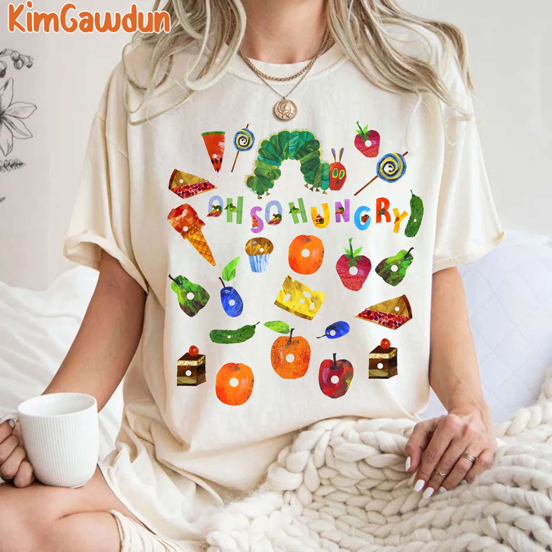 Oh so Hungry the Very Hungry Caterpillar Png, Book Lover Png, Cute ...