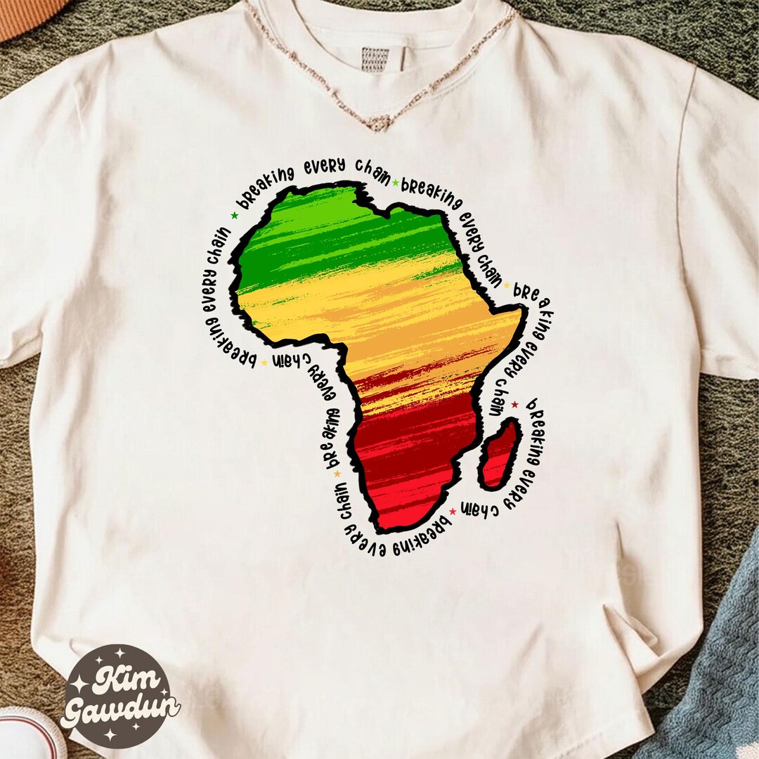 Africa Map Juneteenth Png Sublimation Design, Africa Png, Pan-african ...