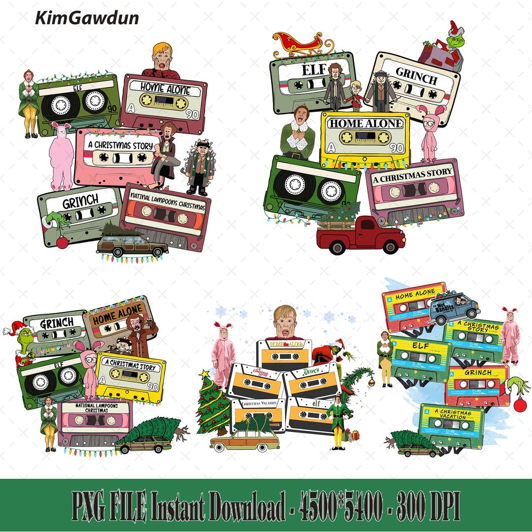 Christmas Movie Bundle, Home Alone Png, Home Alone Bundle, Kevin ...