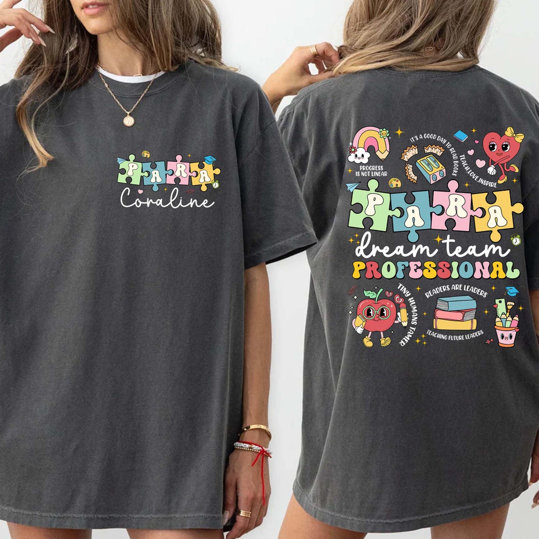 Personalized Para Png, Parapro Png, Custom Kindergarten Teacher Png ...