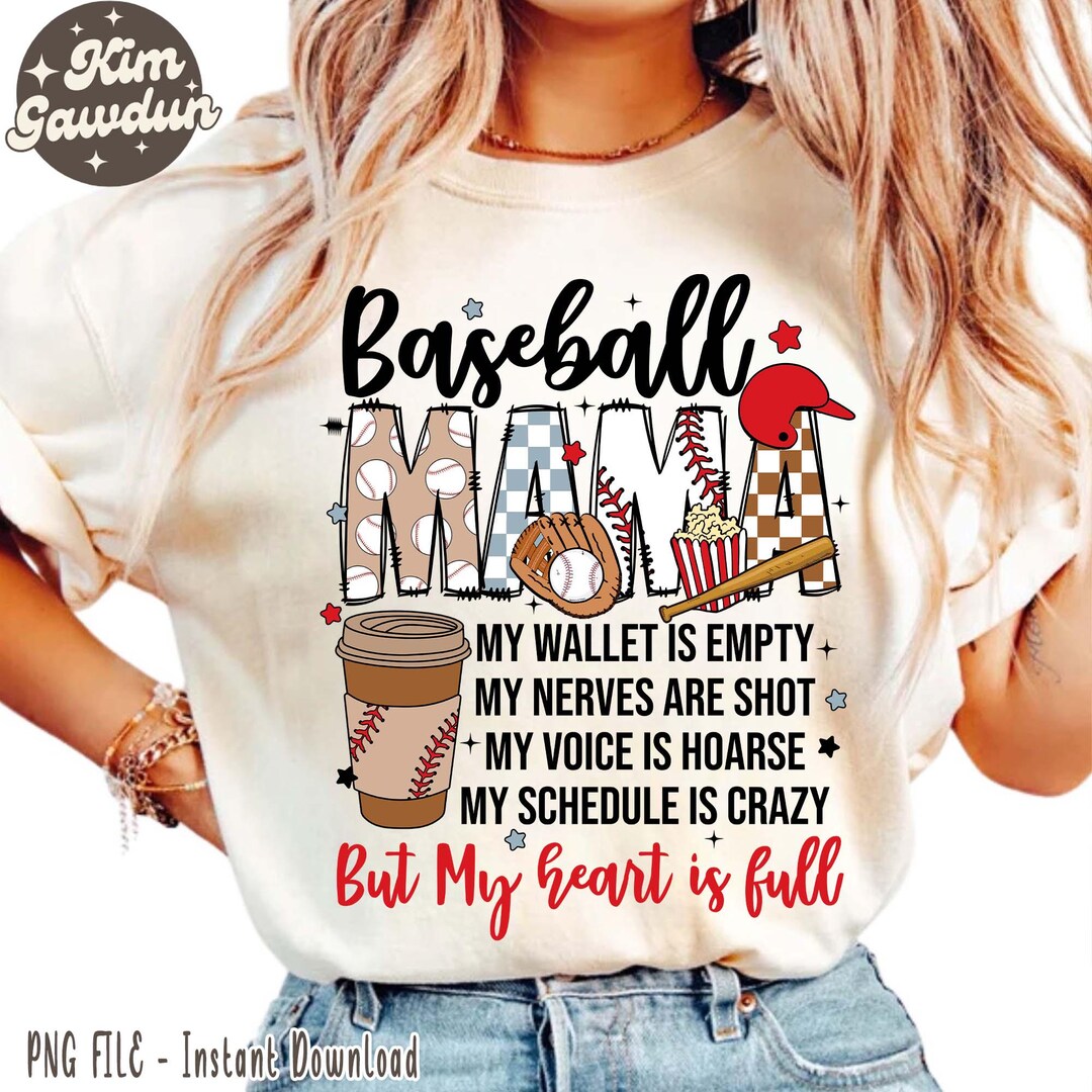 Retro Groovy Baseball Mama Game Day PNG, Baseball Png, Baseball Bow Png ...
