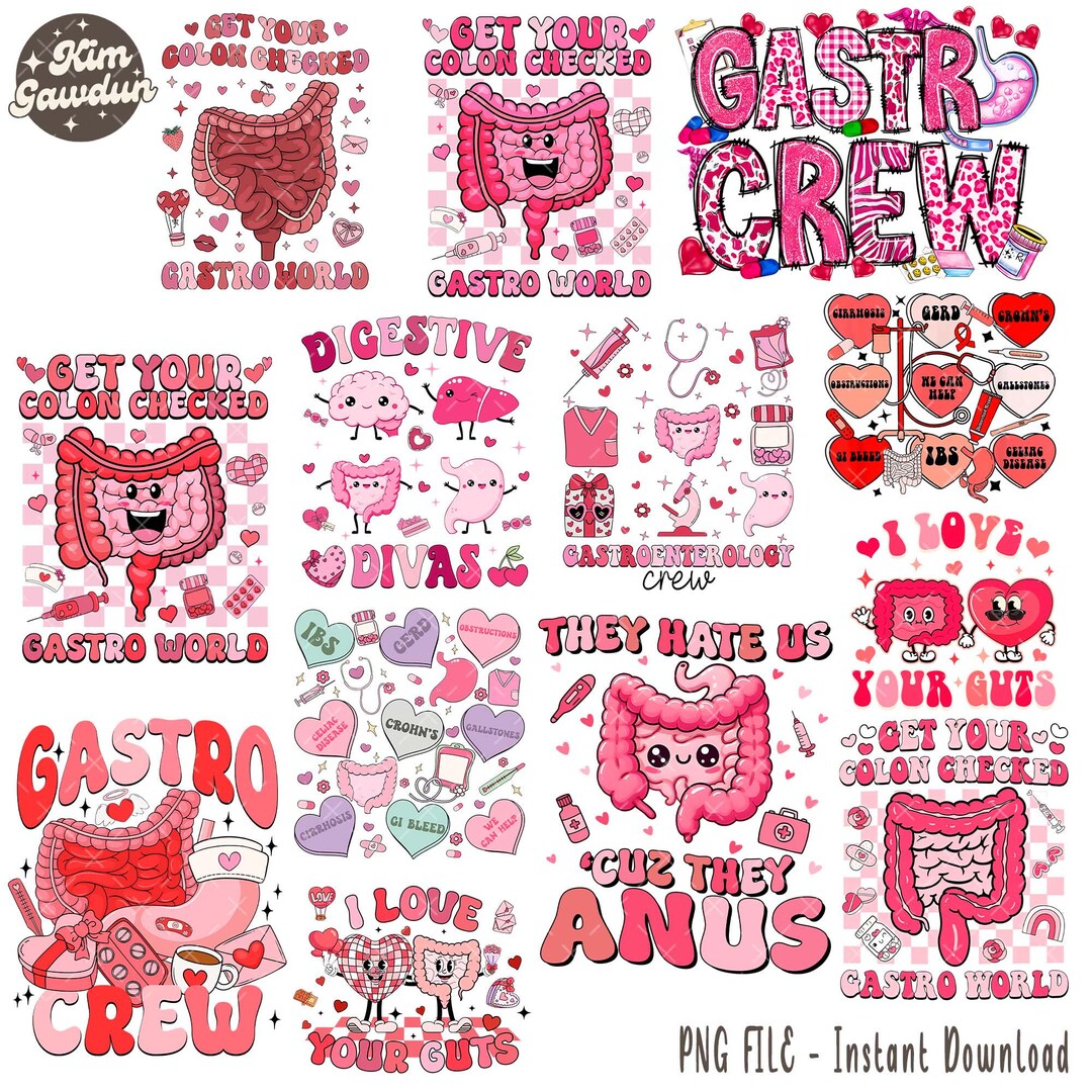 15+ GI Nurse Valentine Png Bundle, I Love Your Guts Png,cupid's ...