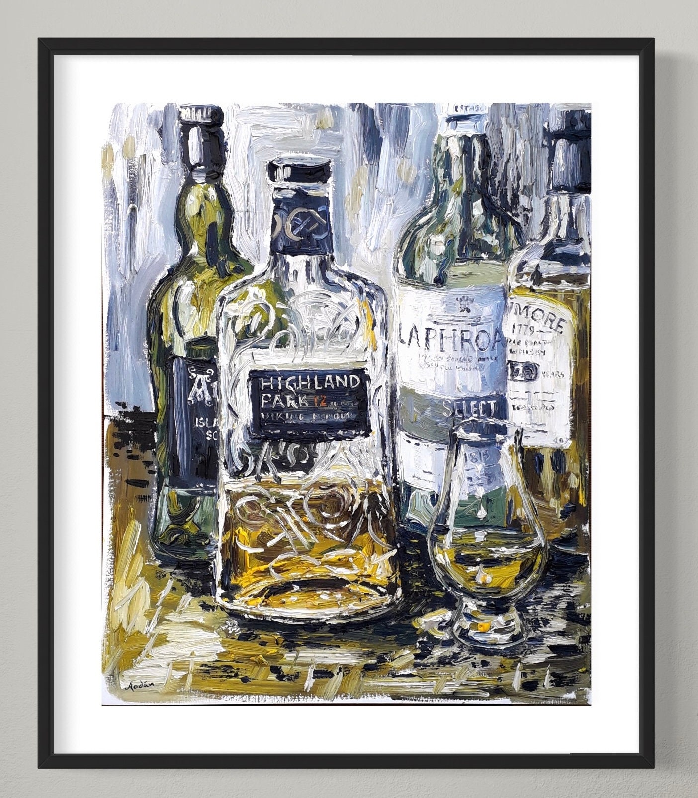 Whisky Print Whisky Wall Art Whisky Home Decor Whisky Illustration ...