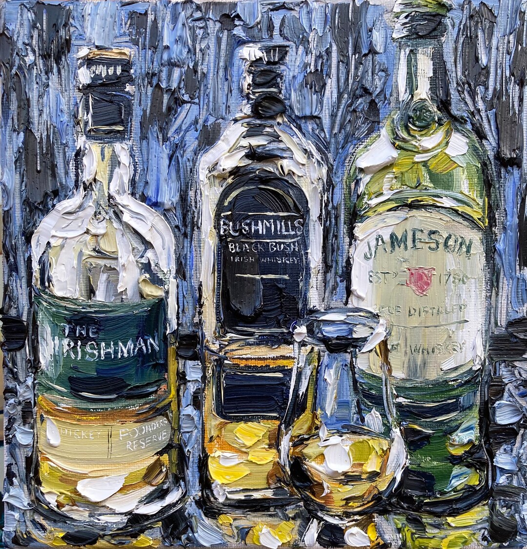 Irish Whiskey Print Irish Whiskey Art Painting Whiskey Poster Whiskey ...